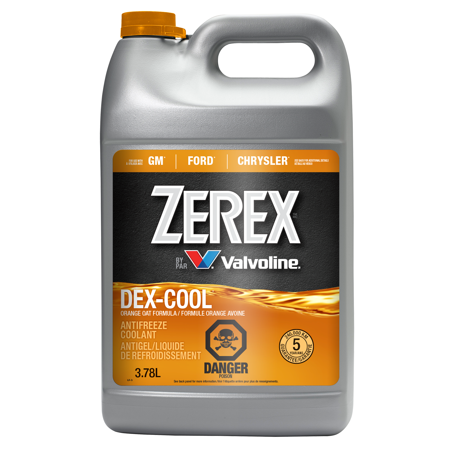 LIQUIDE ANTIGEL / LIQUIDE DE REFROIDISSEMENT VALVOLINE™ ZEREX™ G05 ...