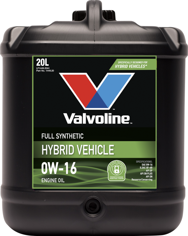 Hybrid Vehicle 0W-16 Full Synthetic Engine Oil - Valvoline™ Global ...