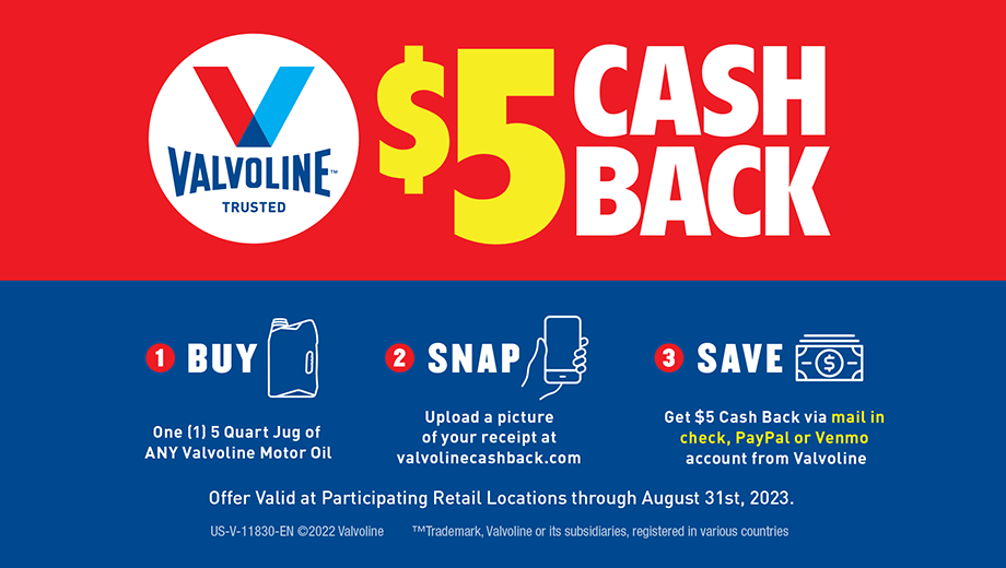 Valvoline Cash Back Promo - Valvoline Global LATAM