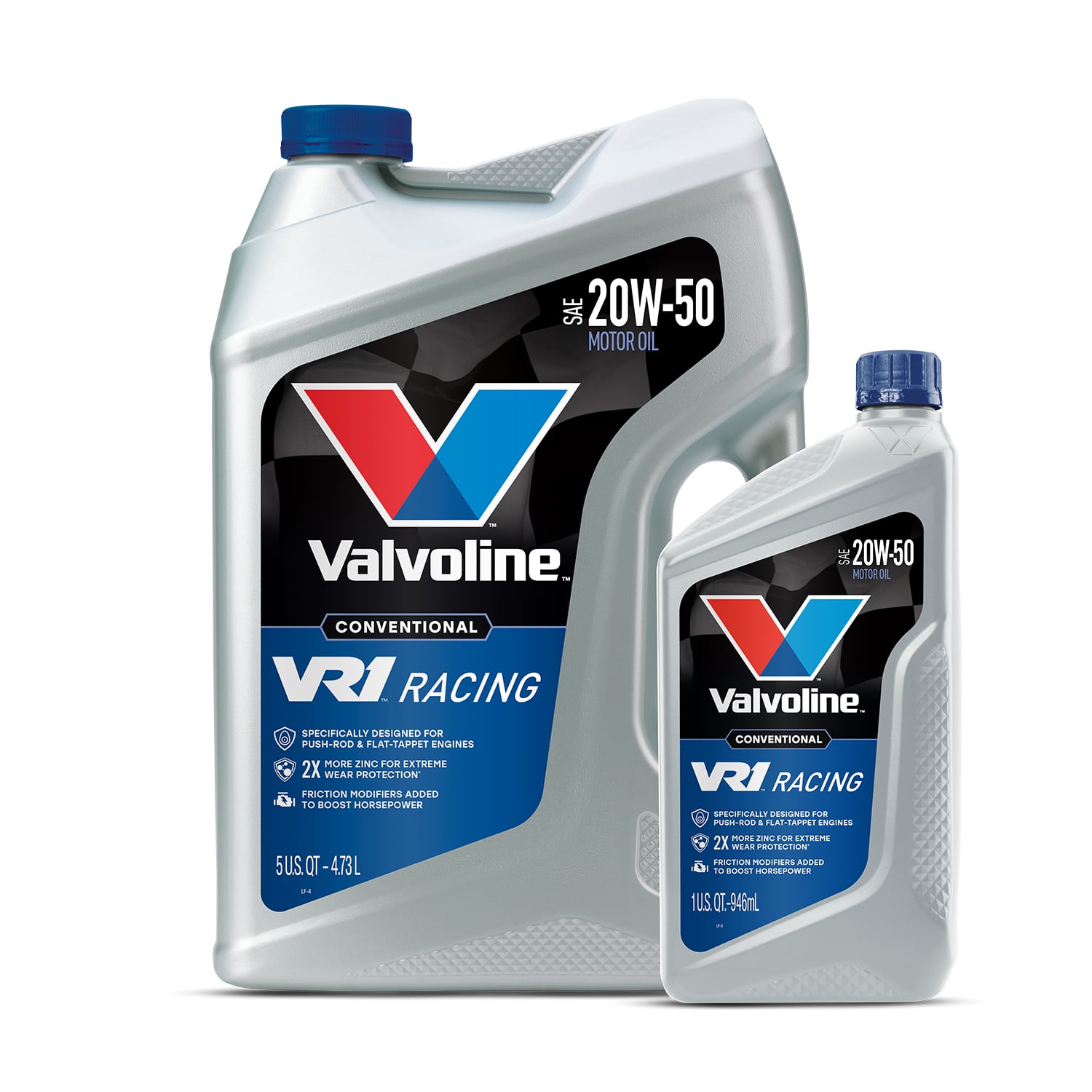 VR1 Racing High Performance High Zinc Motor Oil SAE 20W-50 - Valvoline ...
