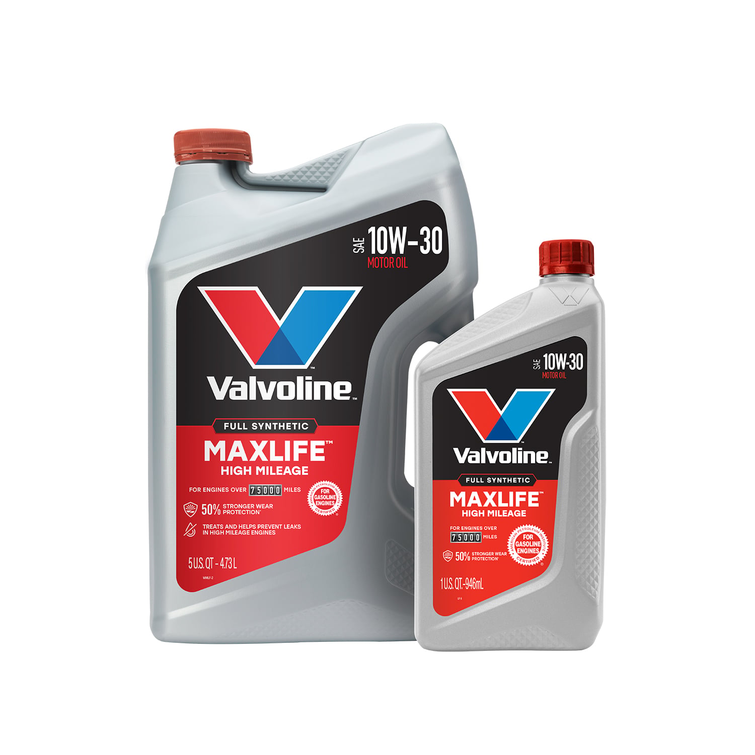 MaxLife Full Synthetic High Mileage SAE 10W-30 Motor Oil - Valvoline ...